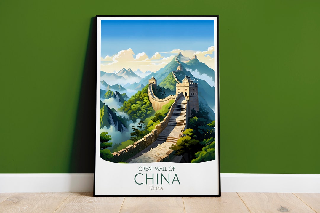 Great Wall of China Poster, Travel Print - Etsy