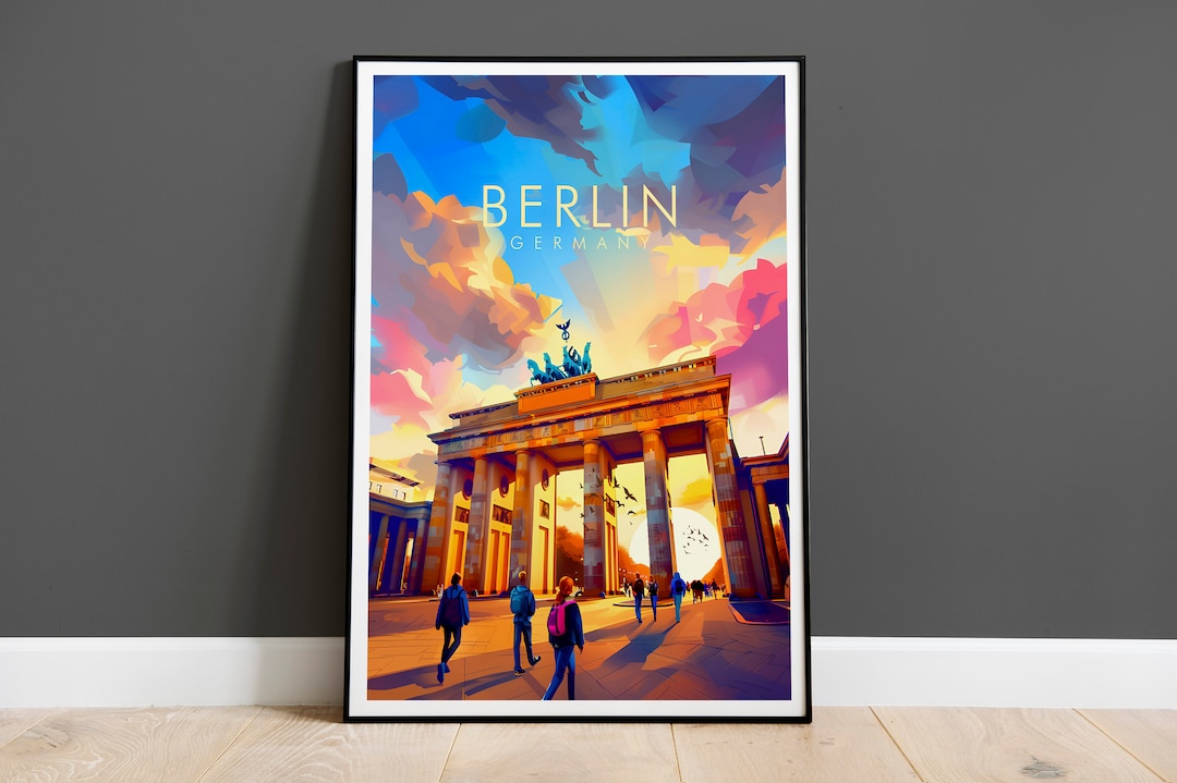 Berlin Print, Germany - Travel Poster Print - Etsy