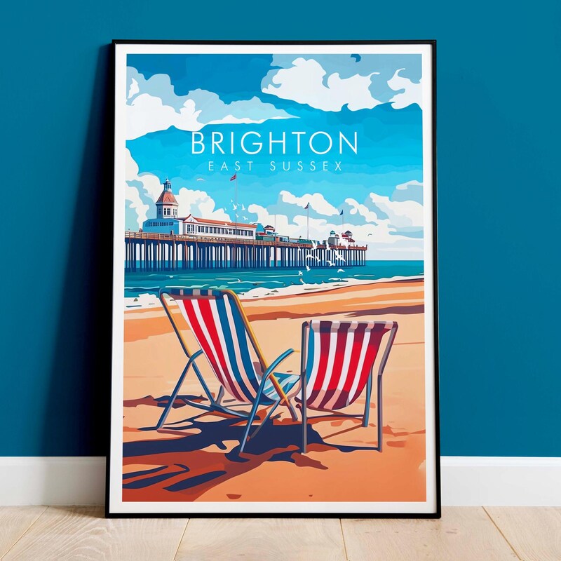Brighton Poster - Etsy UK