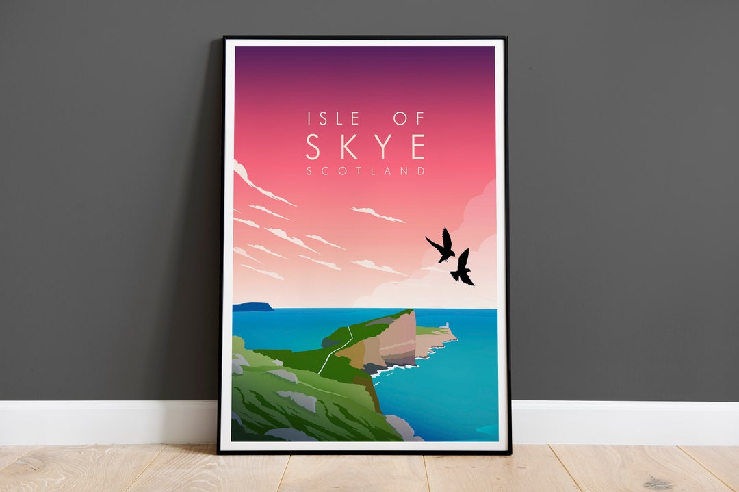Isle of Skye Print, Scotland - Etsy UK