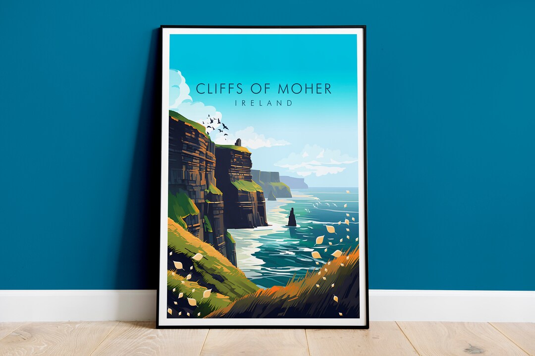 Cliffs of Moher Print, Ireland - Etsy