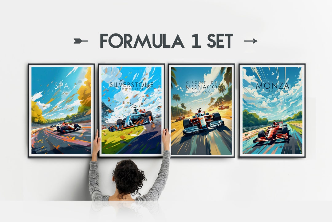 Formula 1 Prints, Silverstone Print, Travel Poster, Sport Prints, F1 ...