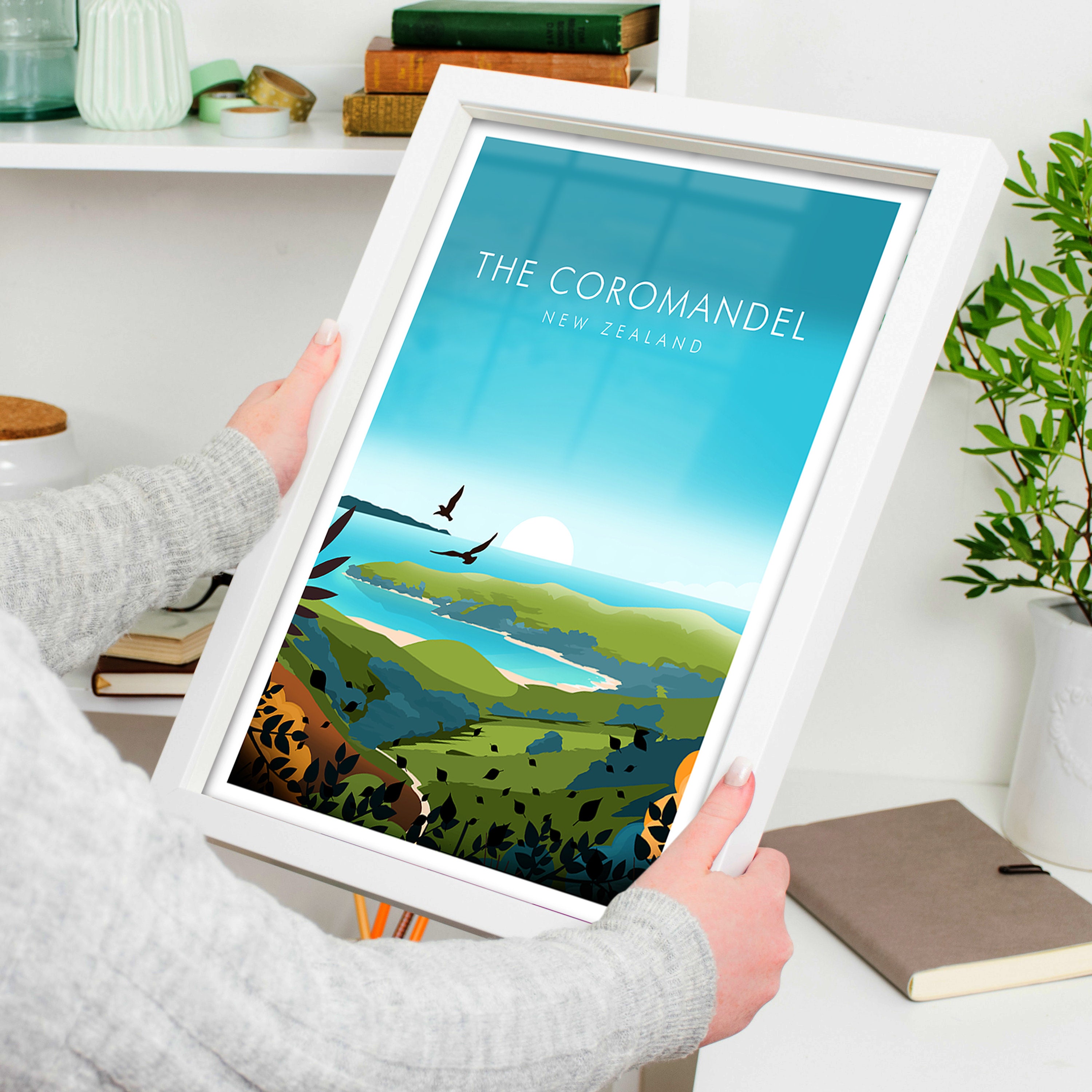 The Coromandel Print New Zealand | Etsy