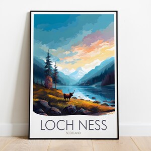 Loch Ness Print, Travel Poster - Etsy