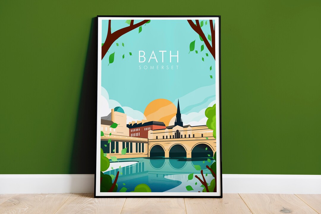 Bath Somerset Print, Pulteney Bridge - Etsy
