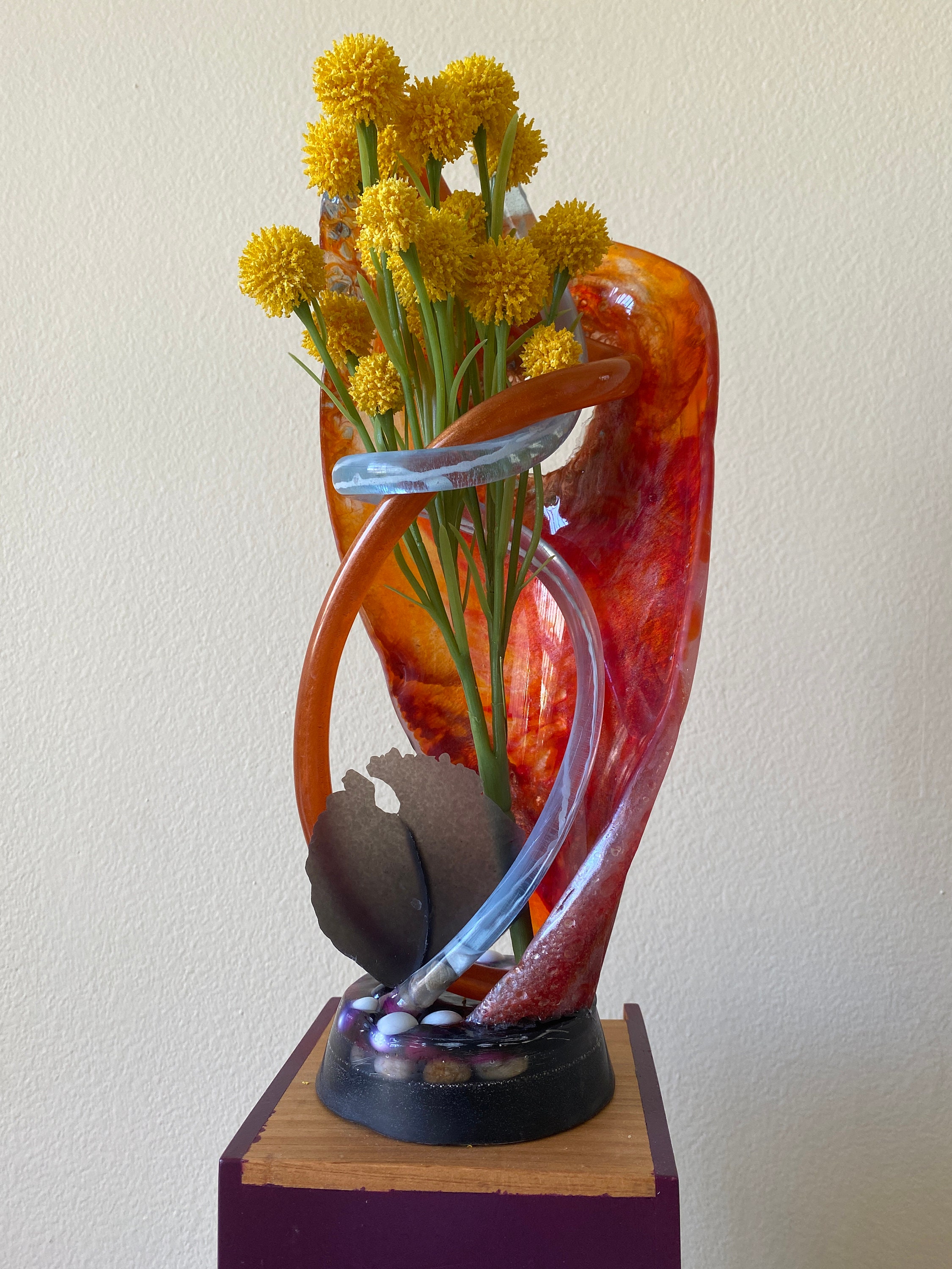 Geode Resin Art Display, Sculpture Display, Elegant Gift, - Etsy