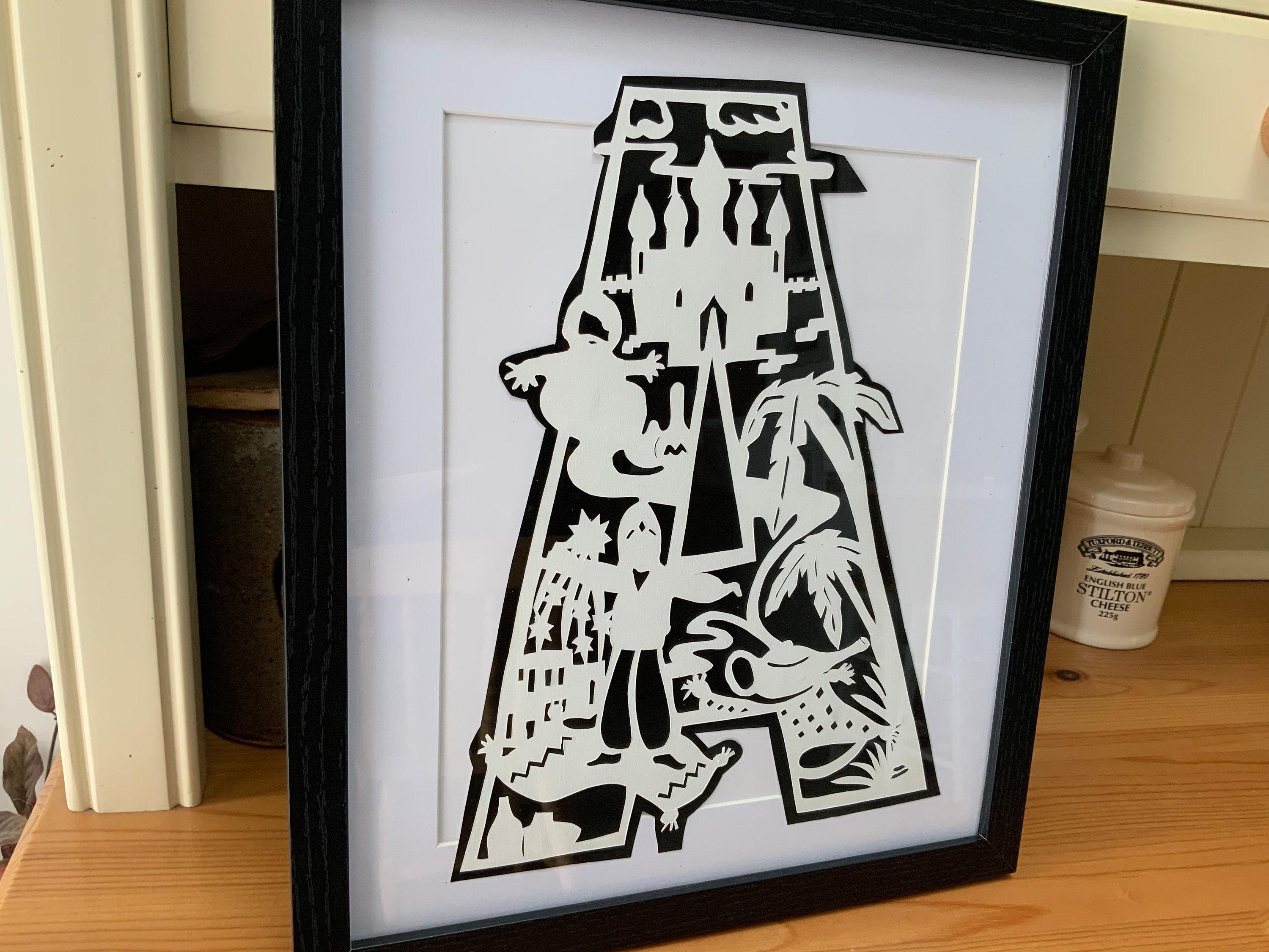 Paper Cutting Template Fairy Tale Letter A, Commercial Use Only. - Etsy