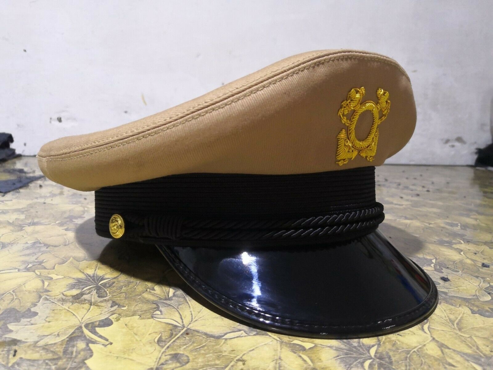 New Lancaster Boat Skipper Yachting Captain Peak Cap Military | Etsy