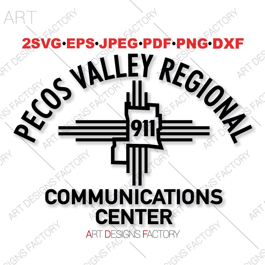 911 Pecos Valley Regional Communications Center Cut Files, 911 Logo Svg ...