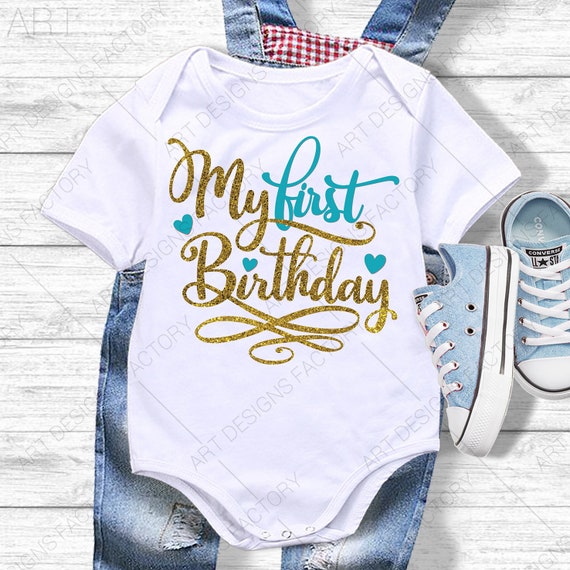 My First Birthday Svg Birthday baby 1st birthday Birthday | Etsy