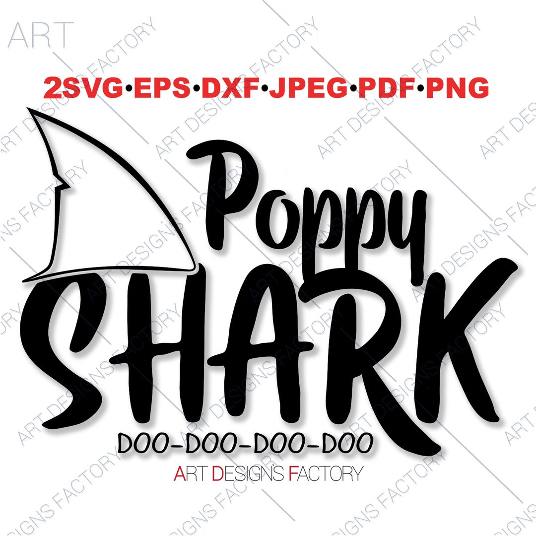 POPPYSHARK Svg,poppy Svg,do-do-do-do Svg,shark Poppy Svg,poppy Shark ...