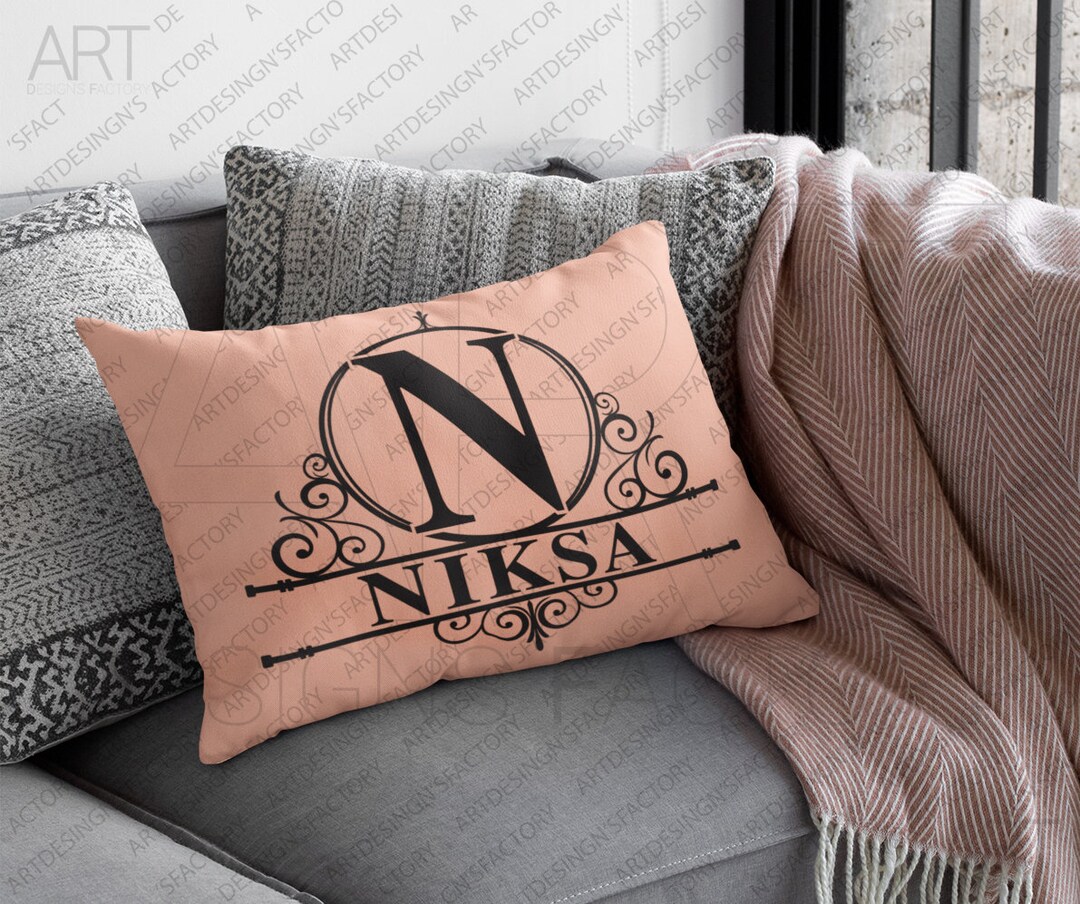 NIKSA Monogram Cut Files, Niksa Letters Svg, Niksa Birthday Gift Png ...