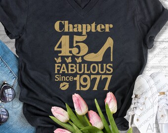 45 Birthday Svg - Etsy