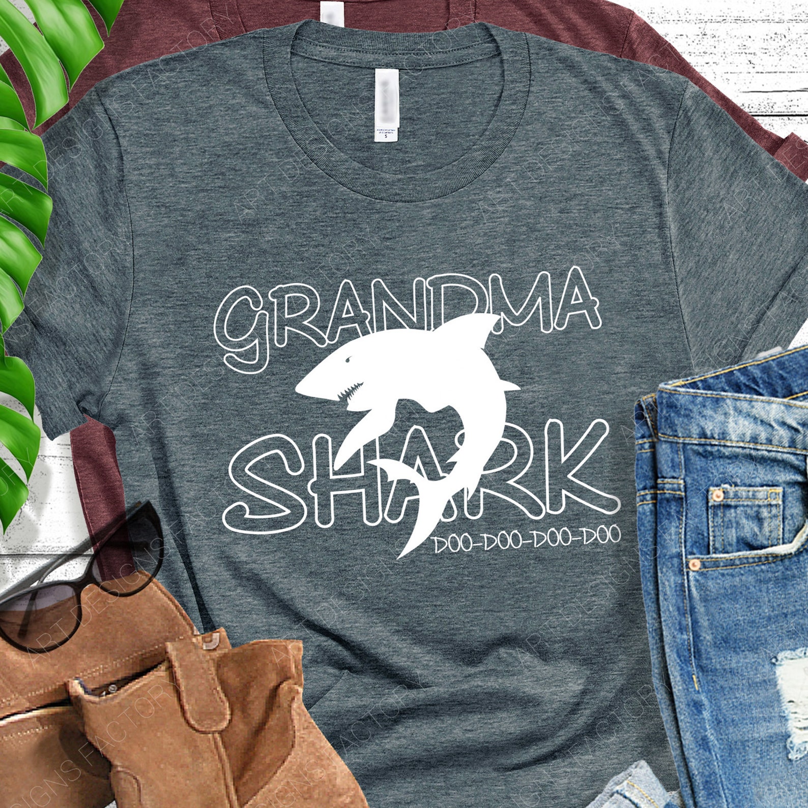 Grandma Shark Svggrandmama Shark Doo Doo Svgcut File Mothers - Etsy