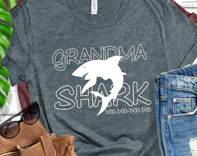 Grandma Shark Svg, INSTANT DOWNLOAD SVG, Nana, Baby Shark Svg, Song Svg ...
