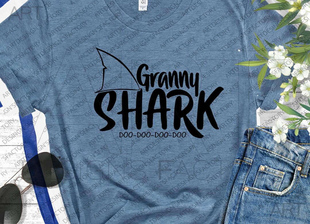 Granny Shark Svg,shark Svg,shark Family Svg,shark Birthday Svg,birthday ...