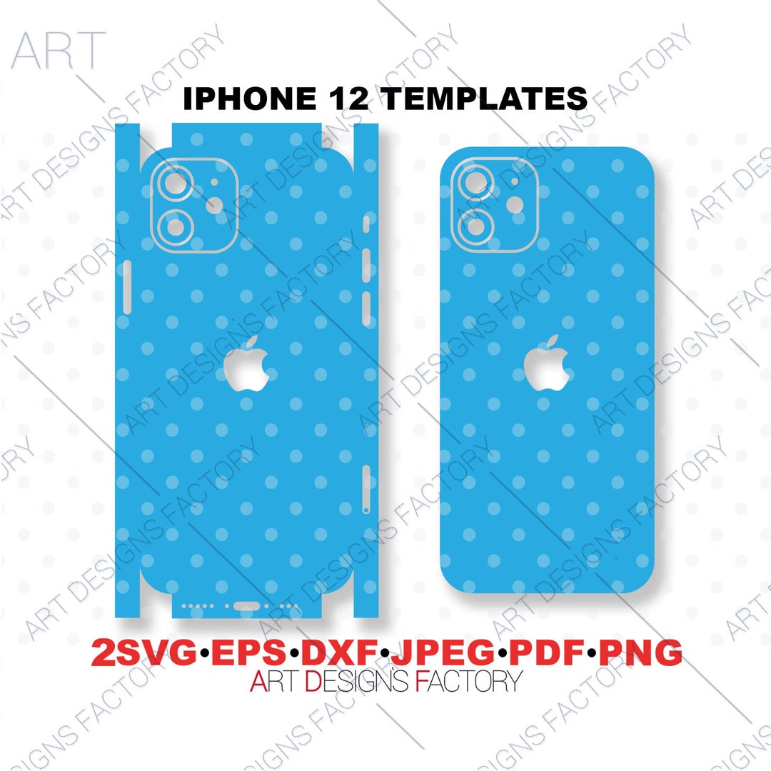 IPhone 12 Full Wrap Cutting Template Dxf,svg,eps,jpg,png,pdf ...
