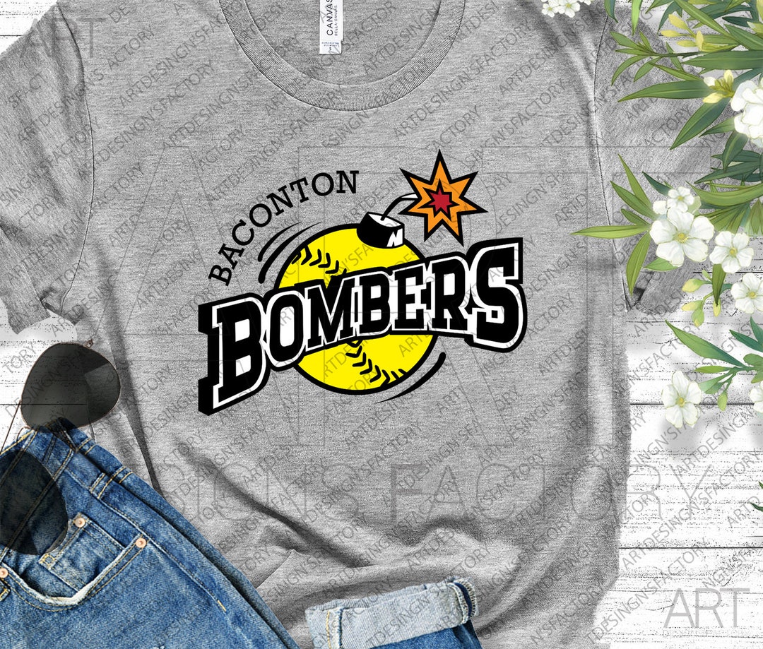 Baconton Bombers Svg,football Svg,bombers Fan Svg,baseball Mom Svg ...