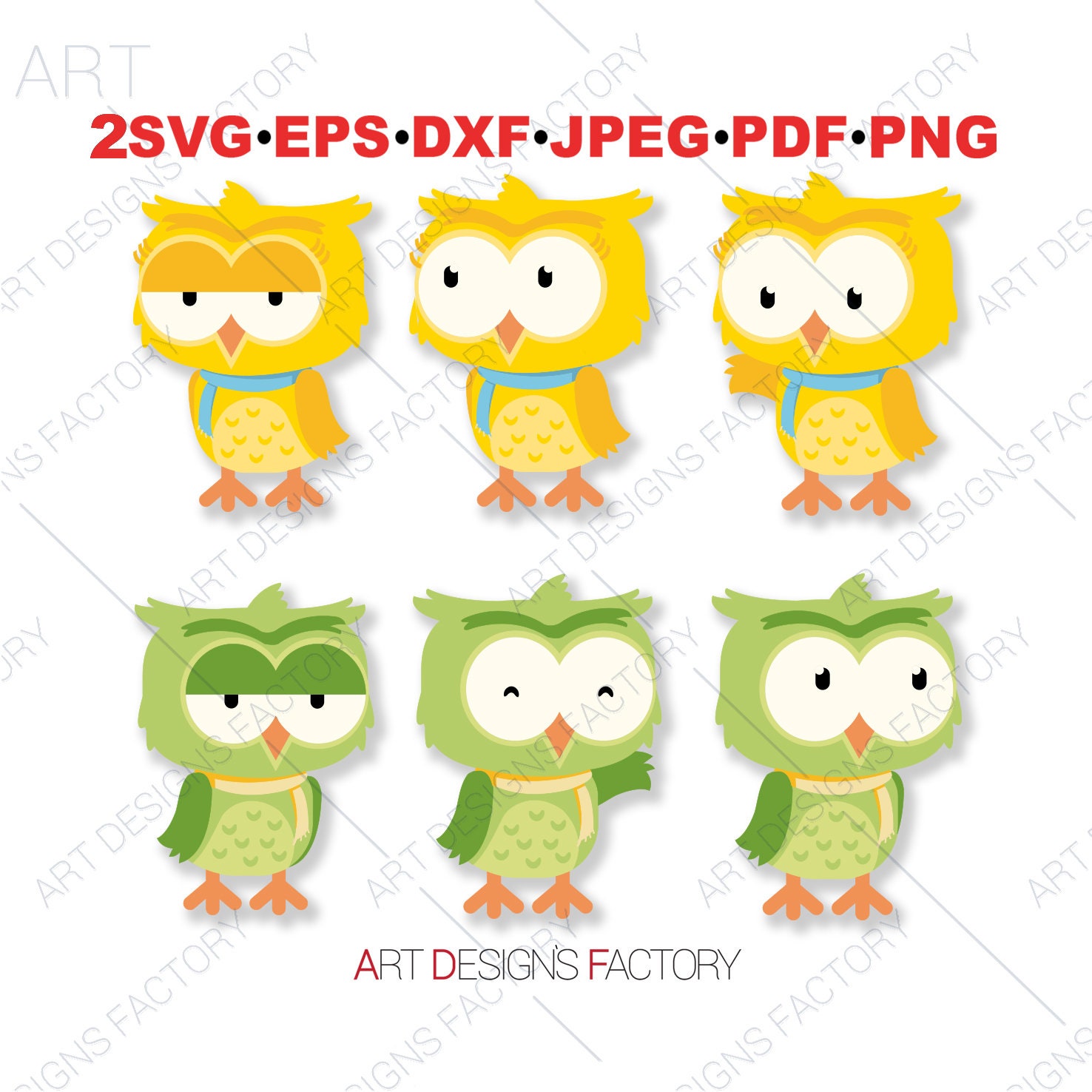 Baby Girl Owls Clip Art