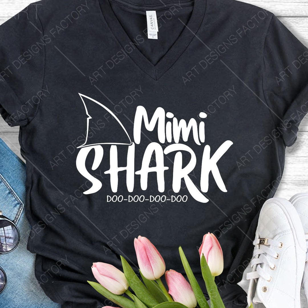 Mimi Shark Svg, Mimi Svg, Do-do-do-do SVG, Shark Mimi SVG, Shark ...