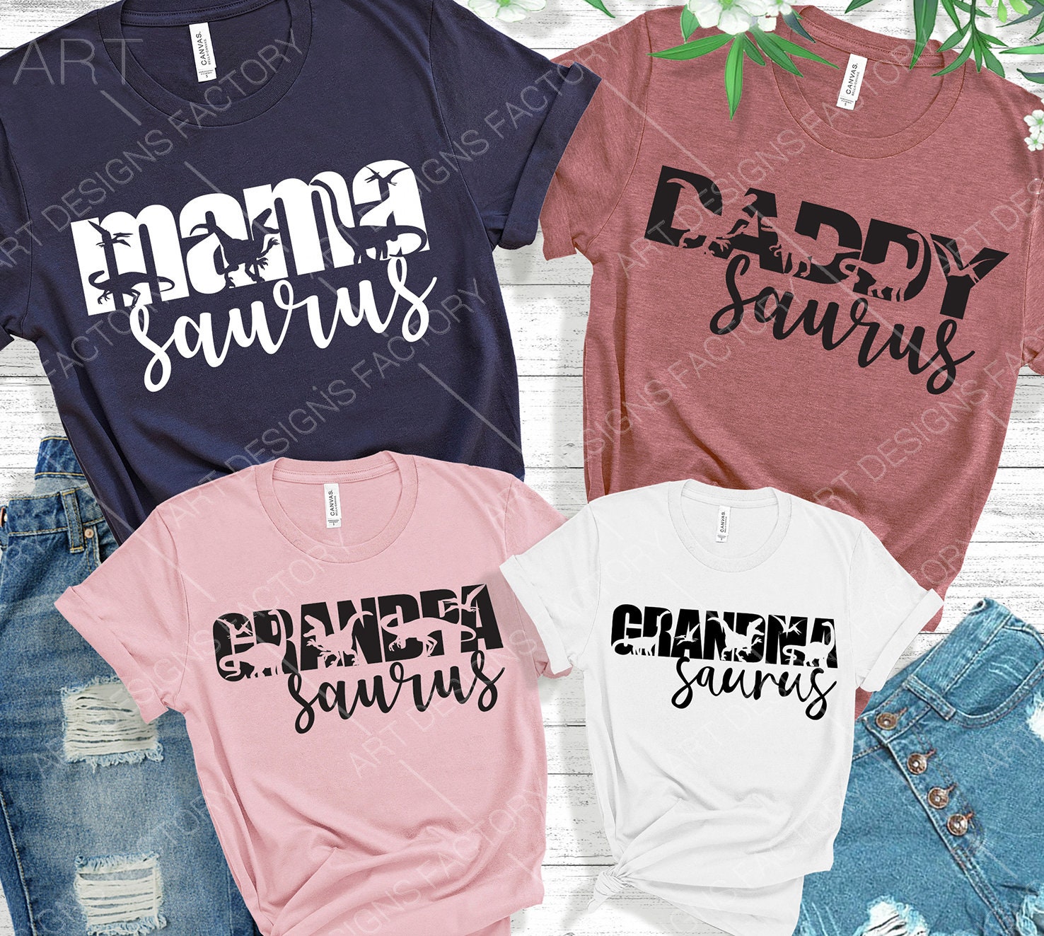 MAMA Saurus Cut Files, Daddy Saurus Svg,grandma Tshirt Svg,grandpa ...