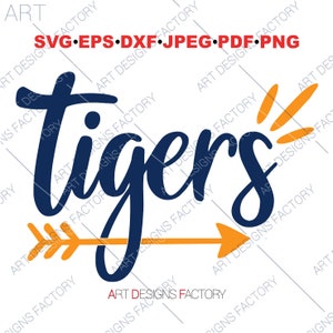 Tigers Svg,tigers Arrow Svg,tigers,cut File,iron On,football Mom Svg ...