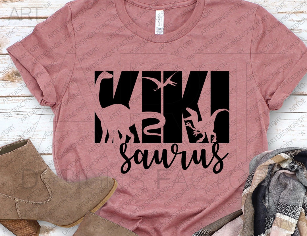 KIKI Saurus SVG, Saurus Cut Files, Trex Shirt Svg,dino Shirt Svg ...