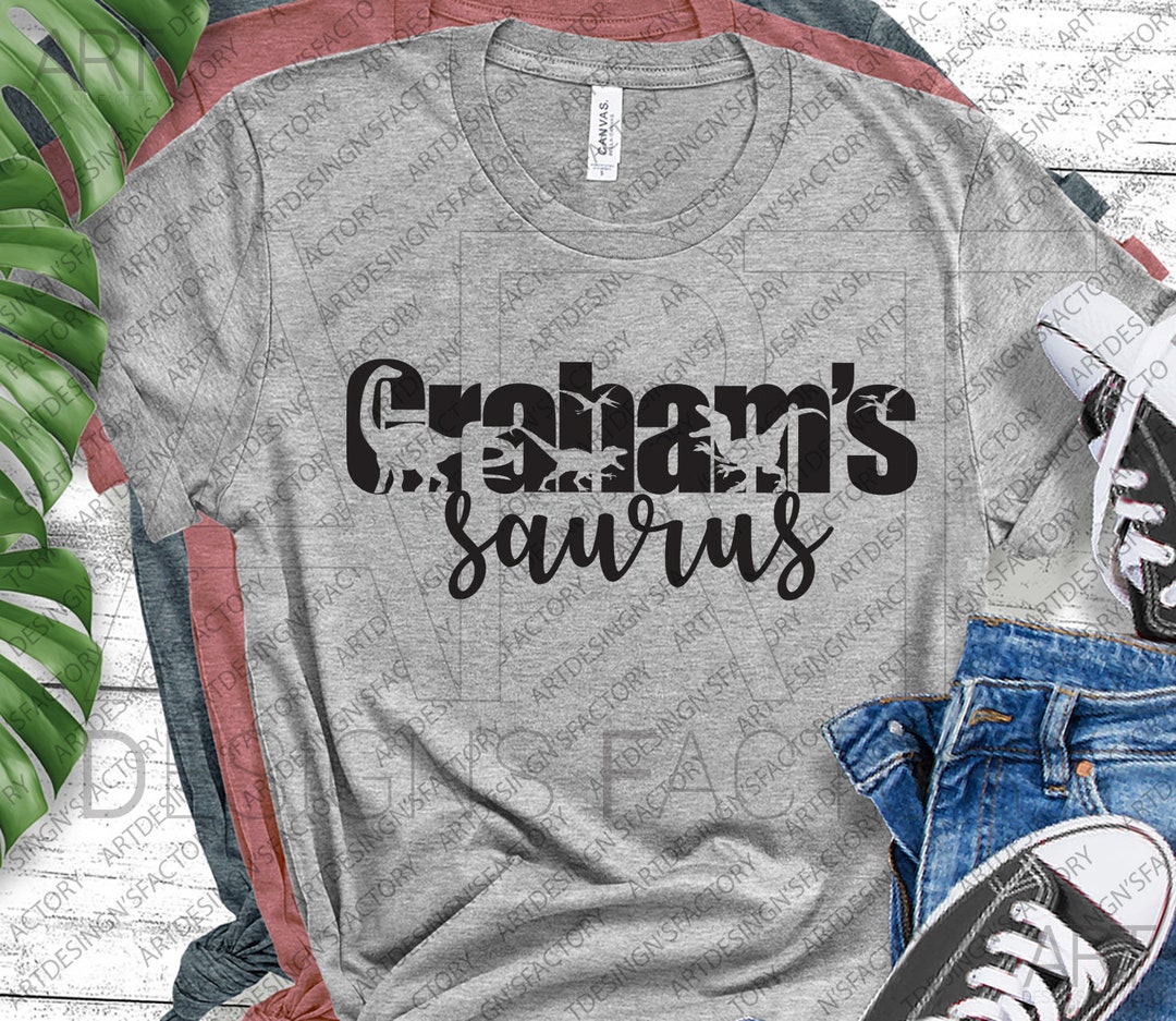 Graham's Saurus Svg,personalizated Saurus Svg,graham's Custom Saurus ...