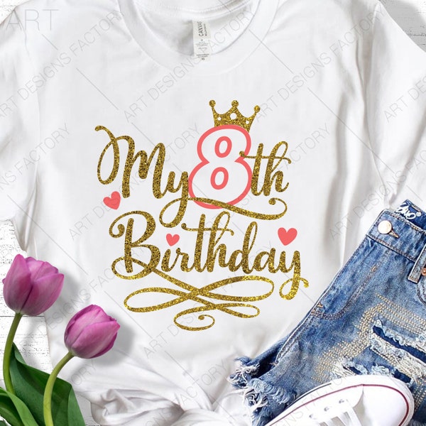 8th Birthday - Etsy
