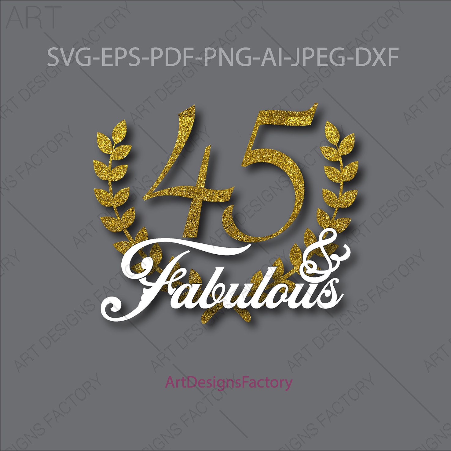 45 and Fabulous Svg, 45th Birthday Svg, Birthday Queen Shirt Svg ...