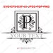 Split Monogram SVG, Split Font, Letter Svg,split Monogram Letters,split ...