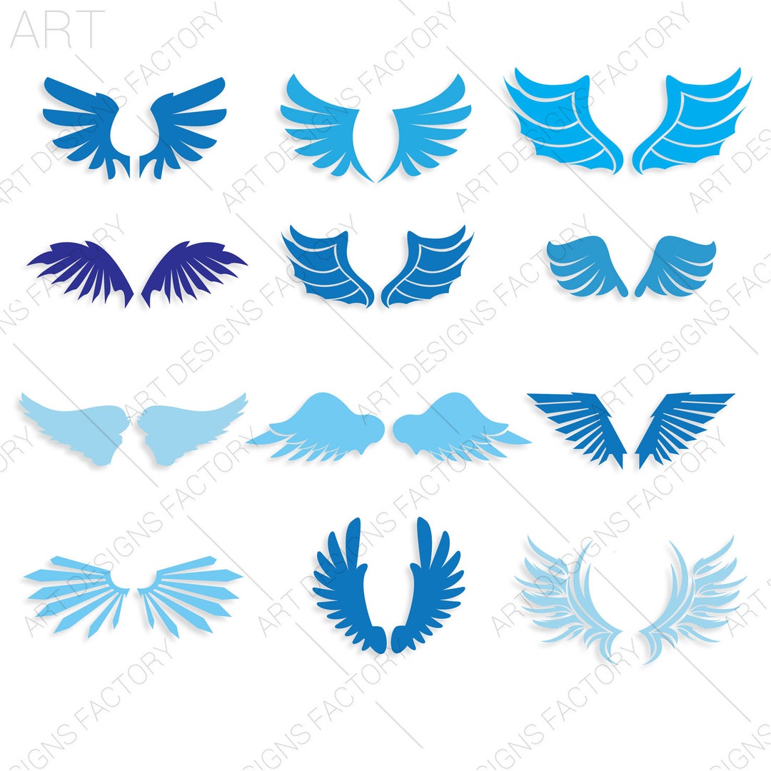 Wings Svg,svg Files for Cricut,angel Wings Svg,wings Silhouette,wings ...