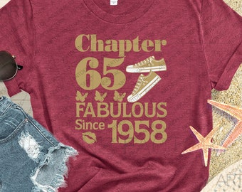 Chapter 65 Fabulous Since 1958 Svg - Etsy