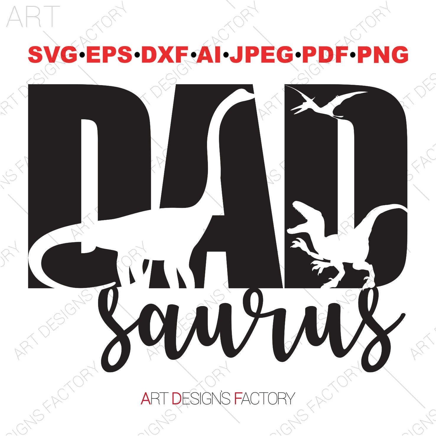 DAD Saurus Svgdaddy Saurus Shirt Cut Filesdinosaur Dad and - Etsy