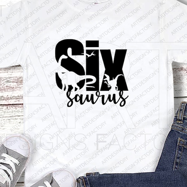 Six a Saurus - Etsy