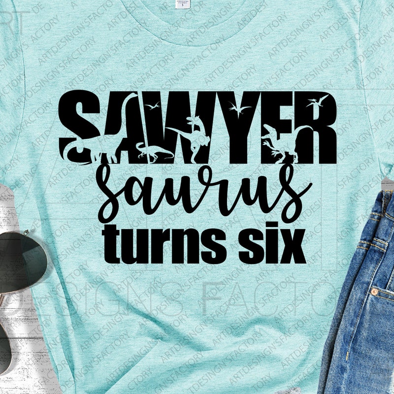 Six a Saurus - Etsy