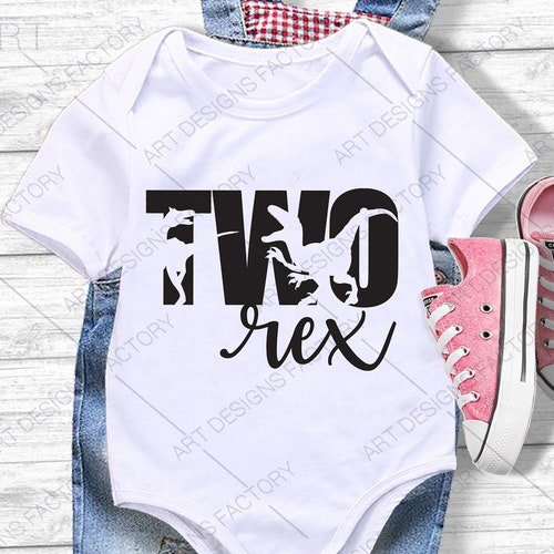 Two A Saurus Svg File DXF Silhouette Print Vinyl Cricut - Etsy