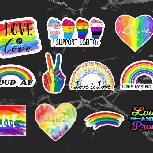 Ally Sticker LGBT Pride Ally Sticker LGBTQ Pride Month - Etsy