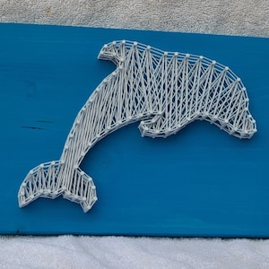 Dolphin String Art, Dolphin Wall Art, Dolphin Lover Gifts, Stocking ...
