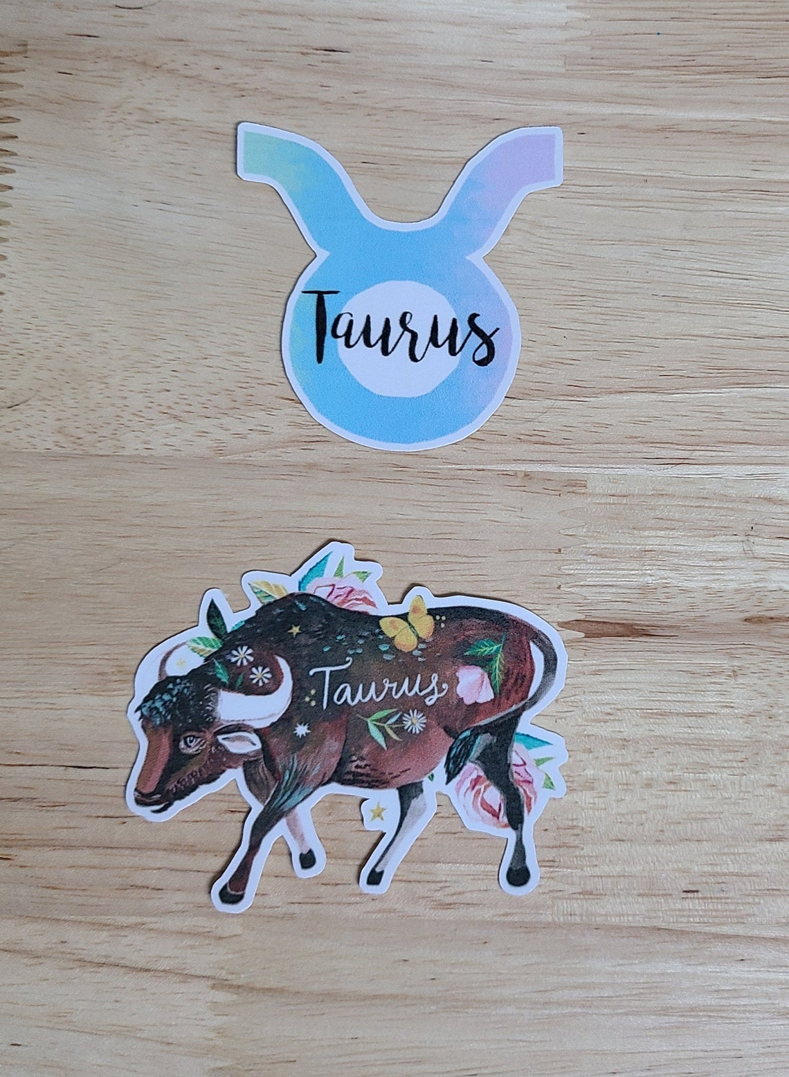 Taurus stickers Taurus Gift Zodiac Stickers Zodiac Gifts | Etsy
