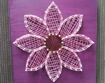String Art Flower - Etsy