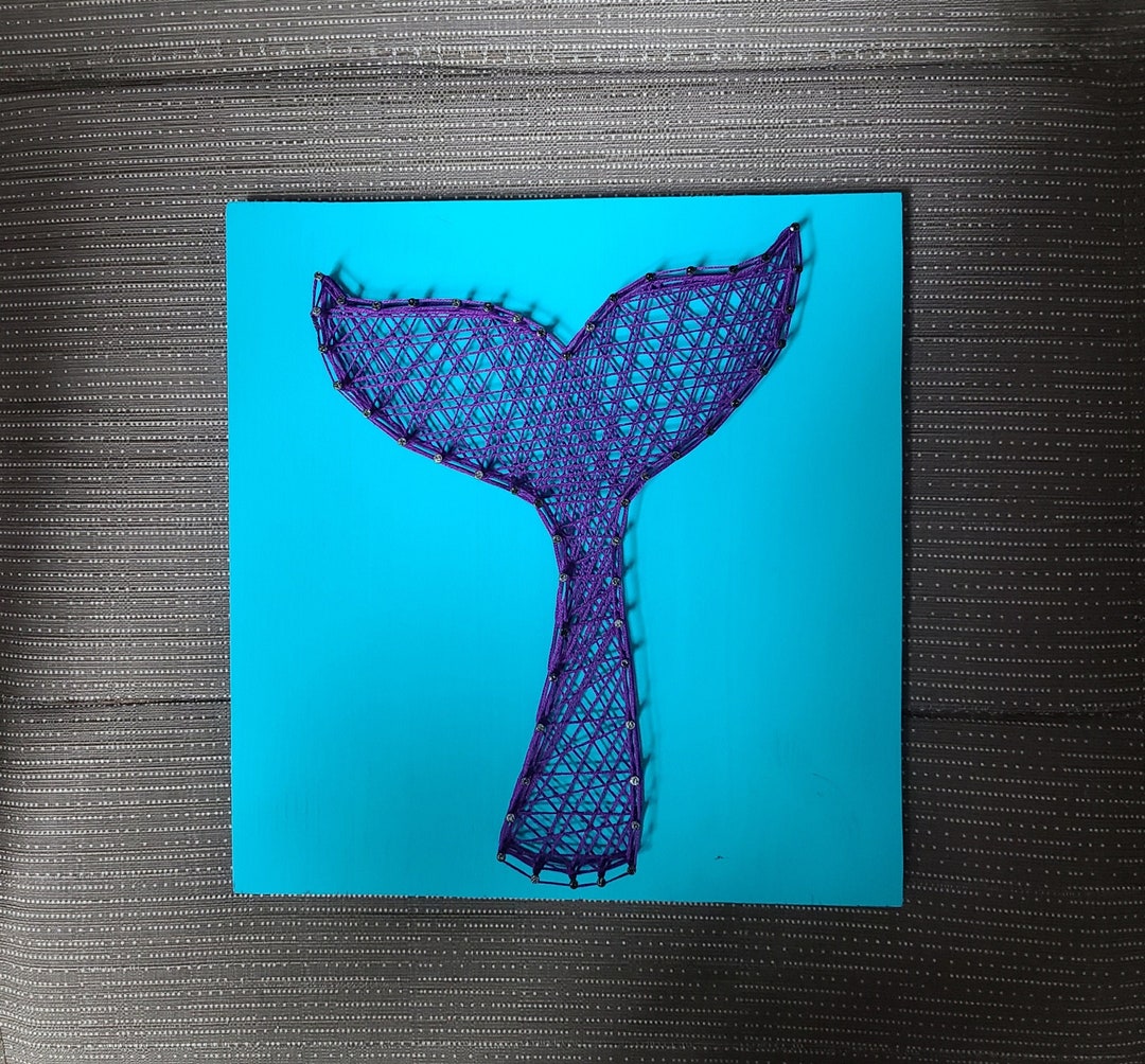 Mermaid String Art, Mermaid Tail, Christmas Gift for Kids, Mermaid ...