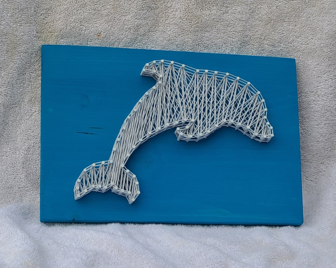 Dolphin String Art, Dolphin Wall Art, Dolphin Lover Gifts, Stocking ...