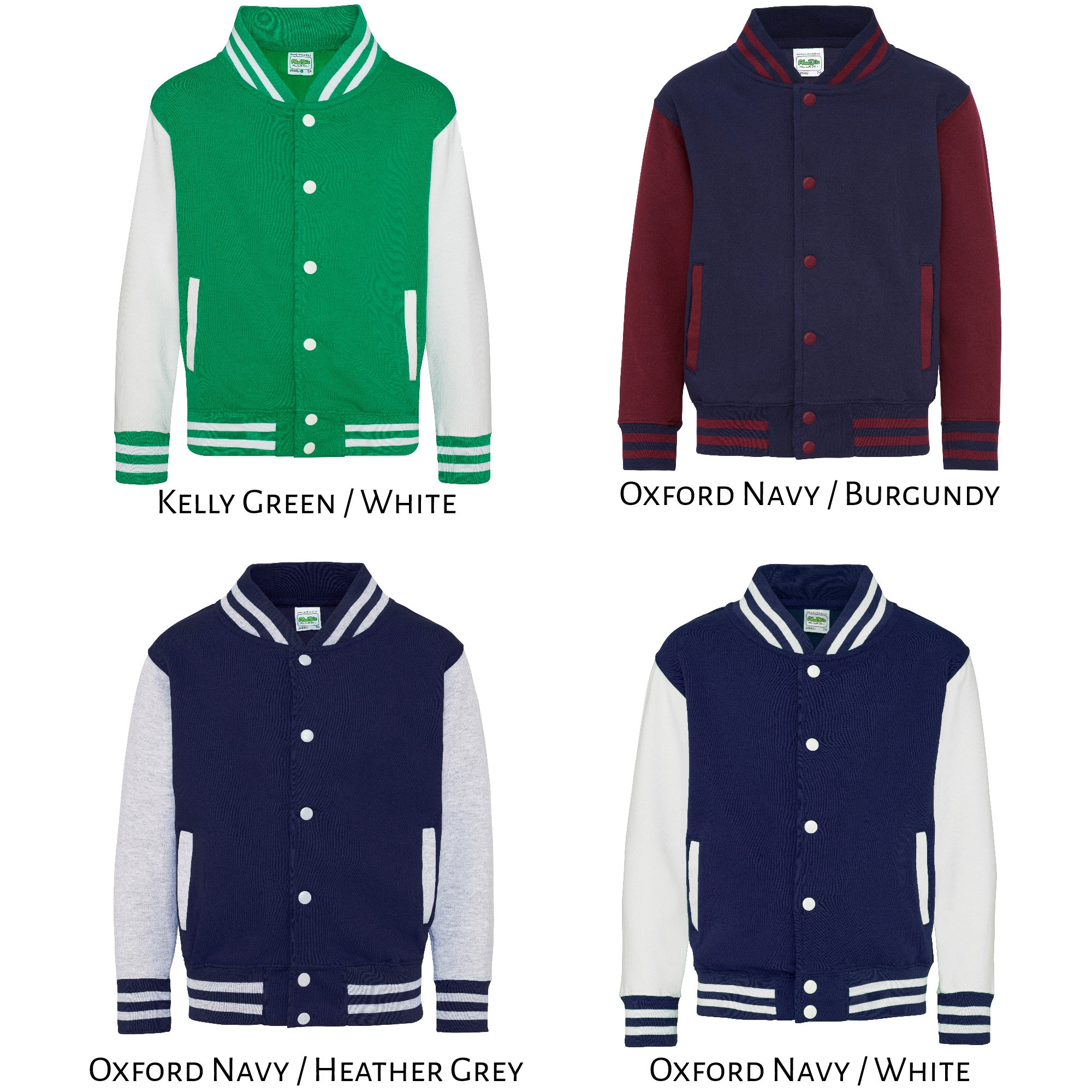 Kids Personalised Varsity Jackets S2 American College | Etsy