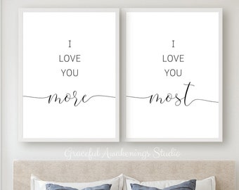 I Love You Wall Art | Etsy