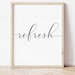 Relax Refresh Renew, Bathroom Print Set of 3, Relax Decor Sign, Funny ...