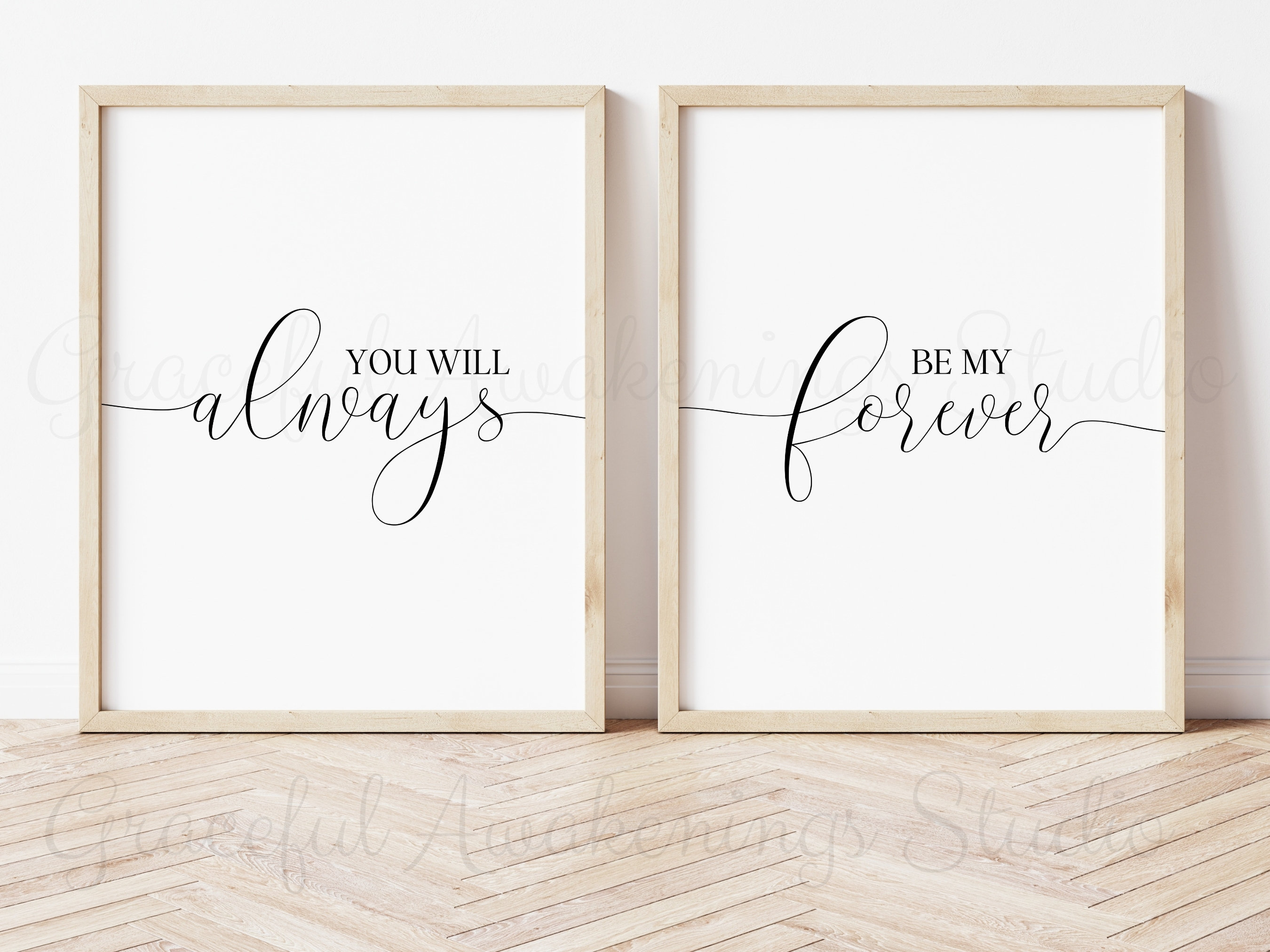 You Will Always Be My Forever Sign You Will Forever Be My - Etsy