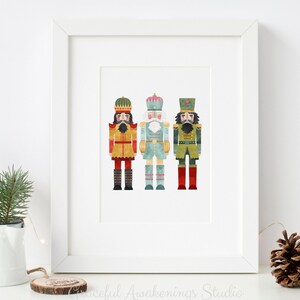 Nutcracker Art Print, Nutcracker Ballet Printable, Christmas Decor ...