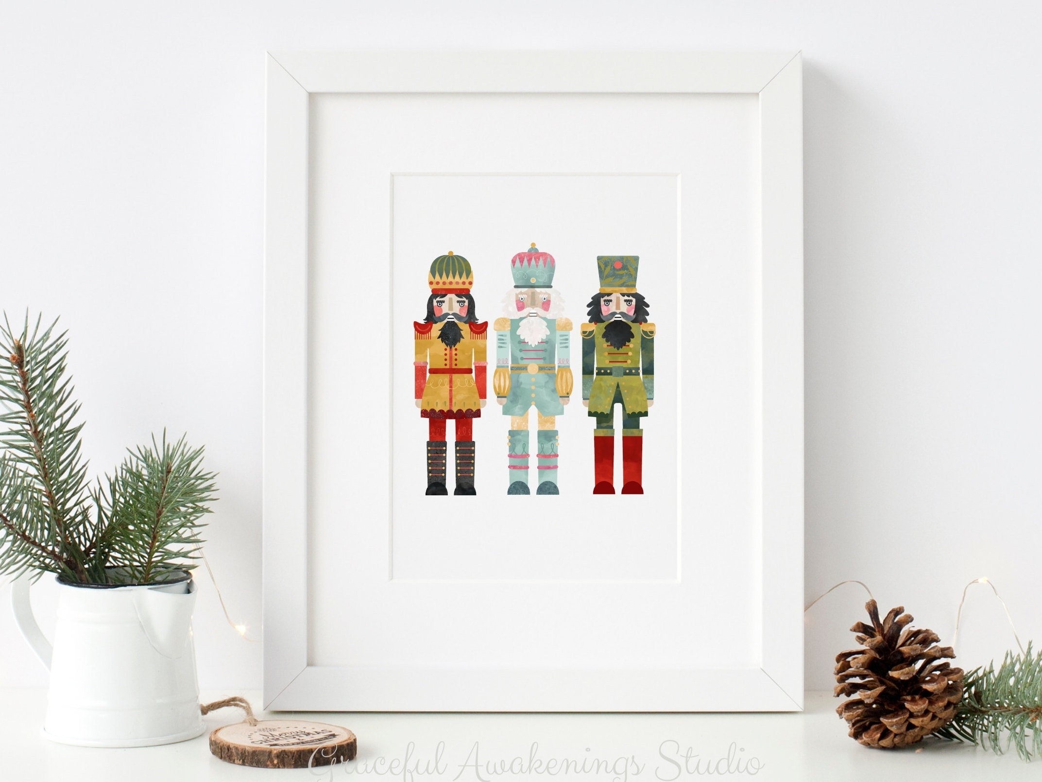 Nutcracker Art Print Nutcracker Ballet Printable Christmas - Etsy