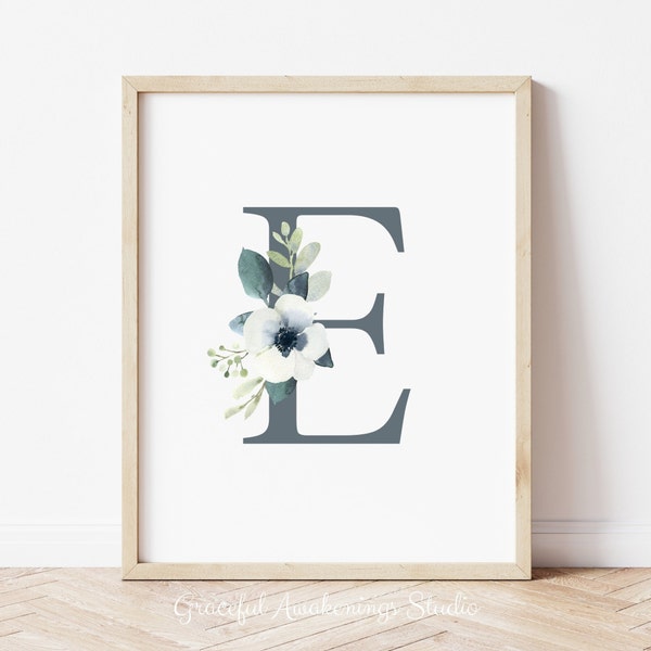 Initial Wall Art - Etsy